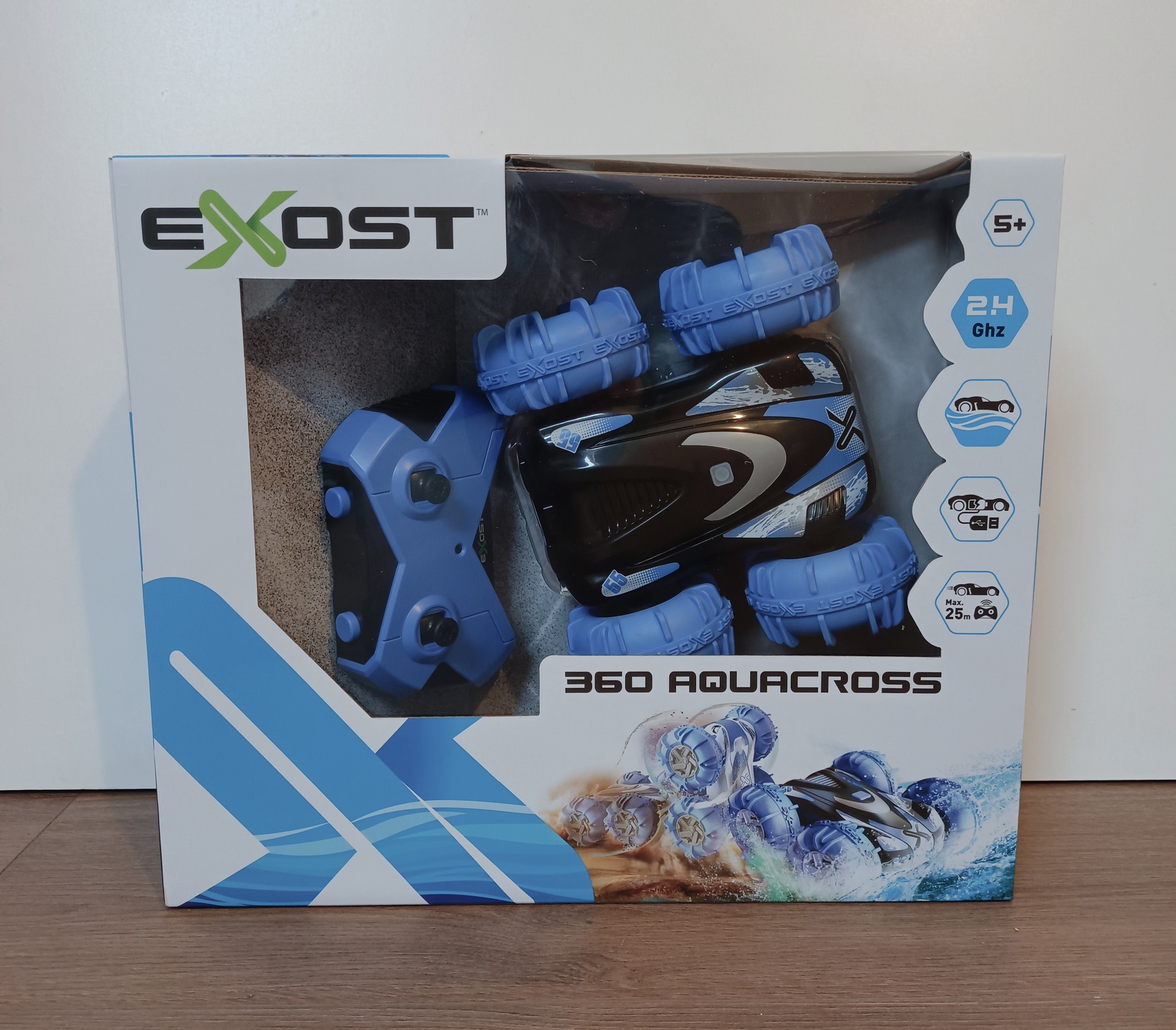 Get Ready to Make a Splash with Aquacross 360 RC Amphibious Stunt Car ...